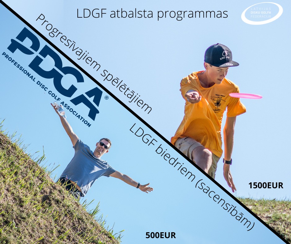 Atbalsta programmas 2023 | Latvijas Disku golfa federācija